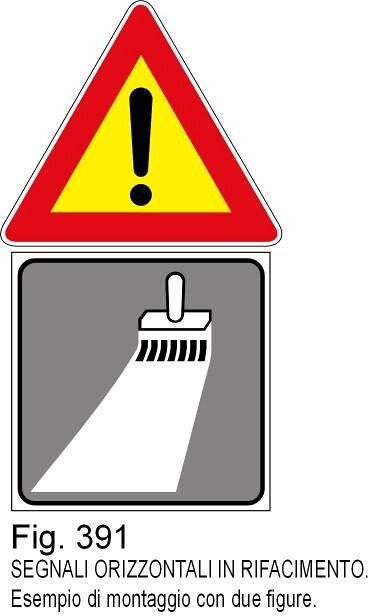 Segnali orizzontali in rifacimento Victualia®