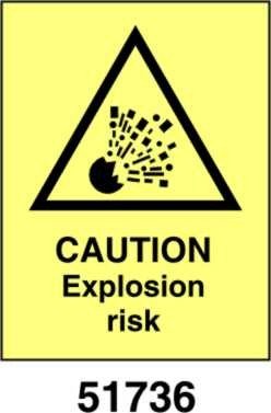 Caution explosion risk Victualia®